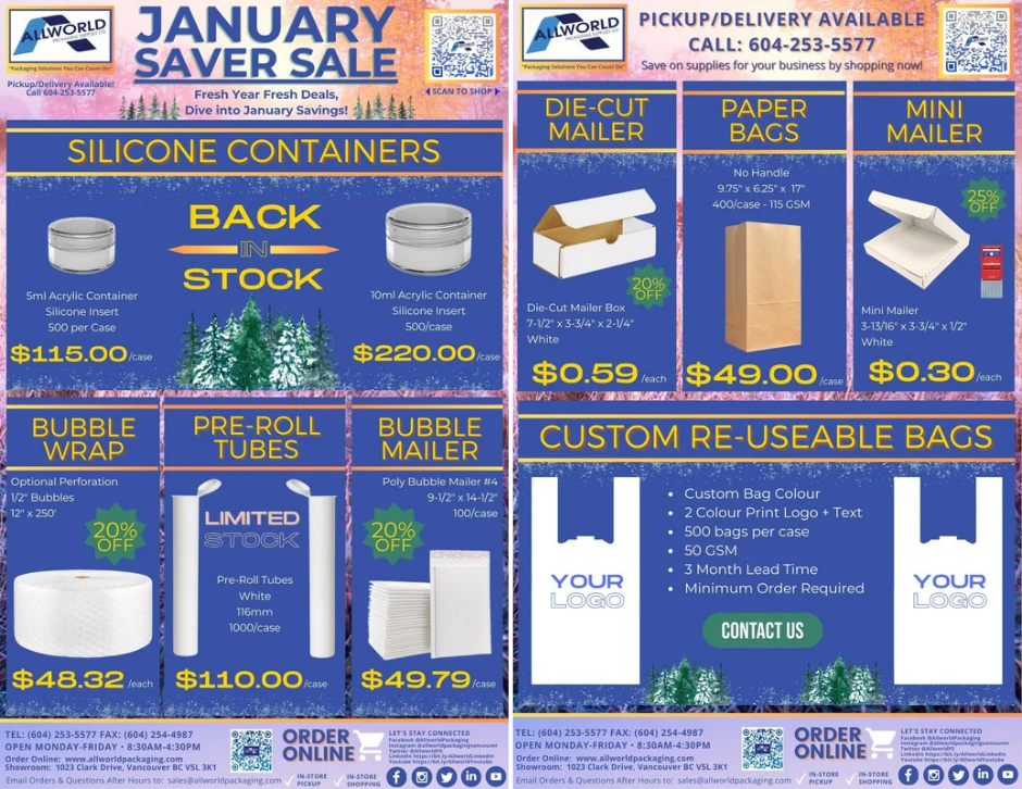 Flyer-monthly | Allworld Packaging Supplies Ltd.